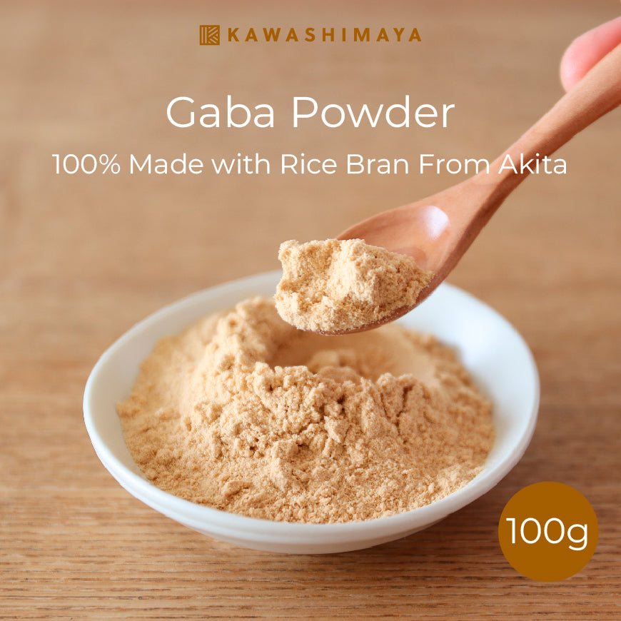 GABA Powder 100g - Made with 100% Japanese Rice Bran – kawashimaya the ...
